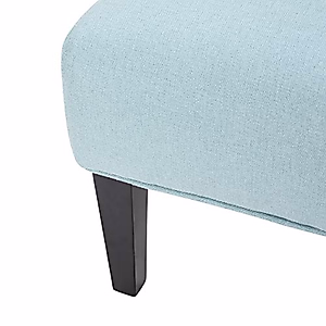 Christopher Knight Home Kassi Fabric Accent Chair, Light Blue