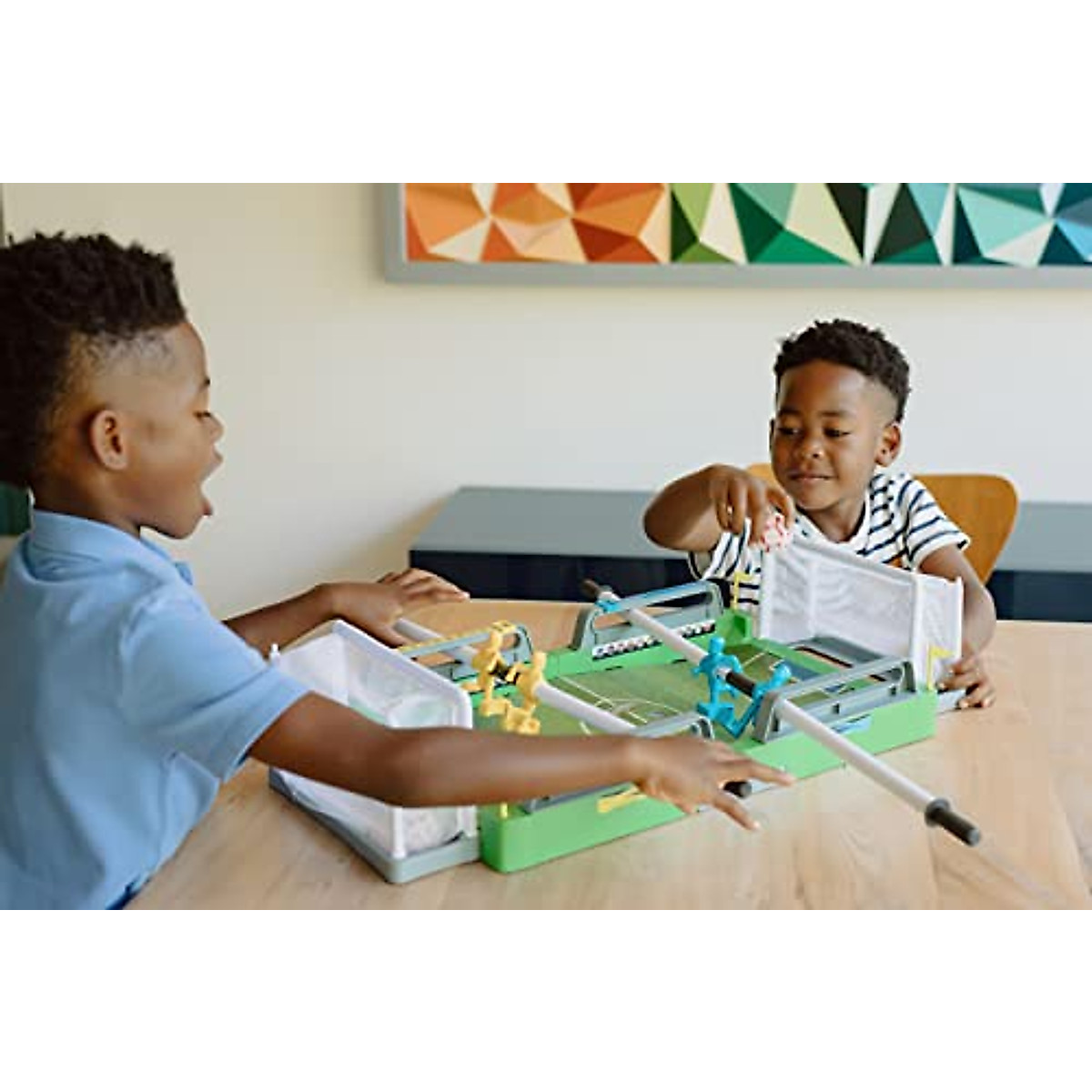 Buffalo Games - Flip Kick Soccer - Fast Paced Dexterity Game - Spinning Soccer Head to Head - Great for Family Game Night - Ages 5 and Up