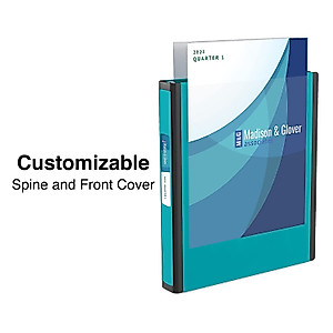 Staples 651742 1.5-Inch 3-Ring Better Binder Teal (13468-Cc)