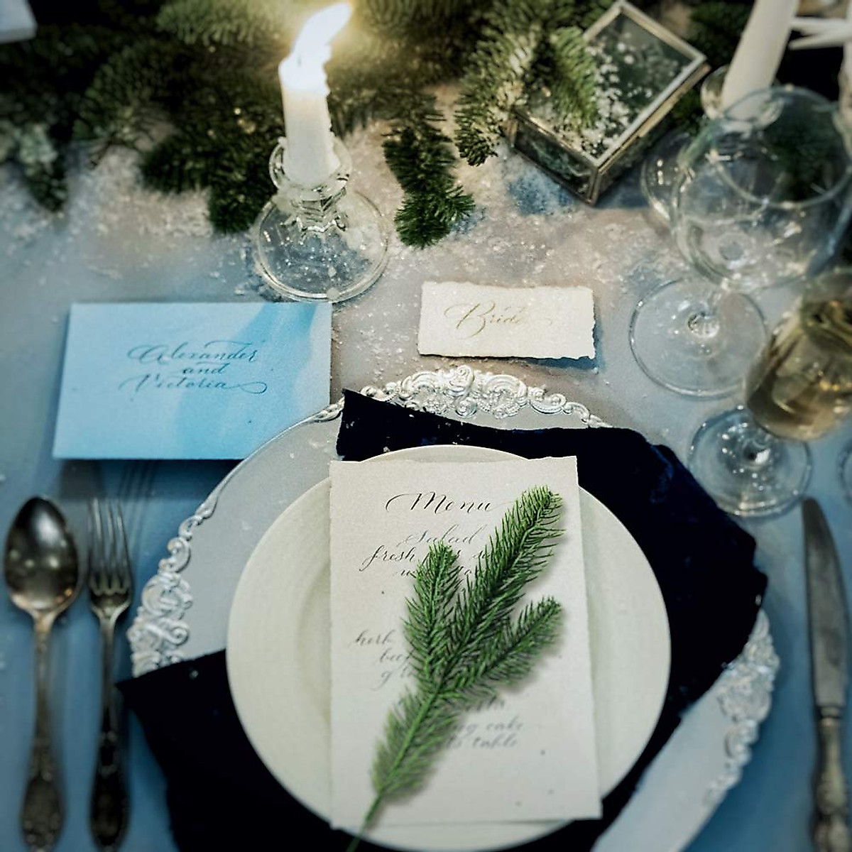 Meiliy 35pcs Artificial Greenery Xmas Pine Picks Pine Leaves Pine Twigs for Crafts Indoor and Outdoor Christmas Holiday Home Garden Decor