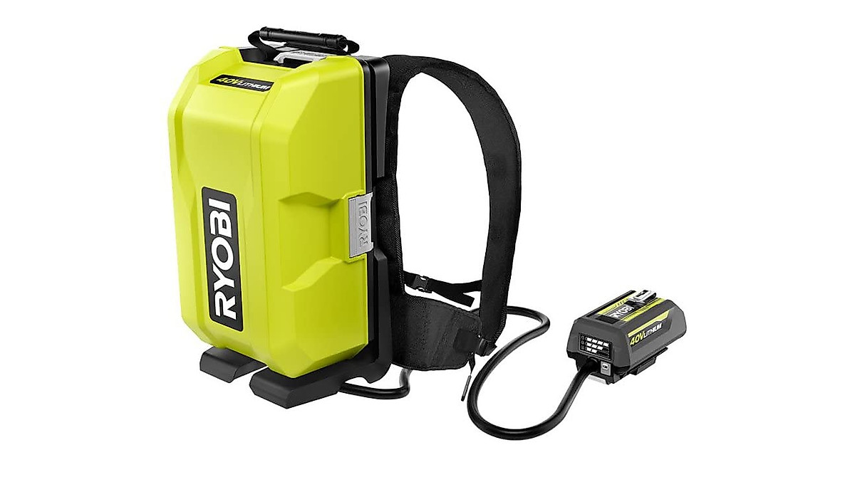 Ryobi 40V Backpack Battery Extender & Rapid Charger