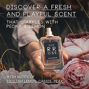 Ellis Brooklyn RROSE Eau De Parfum for Women - Clean Perfume, Travel Size Perfume Rose Perfume for Women, Musk Perfumes for Women Long Lasting Perfume