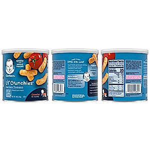 Gerber Graduates Lil Crunchies, Variety Pack, 1.48-Ounce Canisters (Pack of 6)