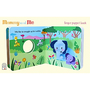 Mommy and Me Finger Puppet Board Book for babies and toddlers, new moms, baby shower or Mother's Day gifts (Finger Puppet Book)
