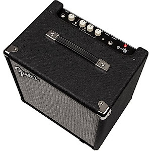 Fender Rumble 25 V3 Bass Amp for Bass Guitar, Bass Combo, 25 Watts, 8 Inch Speaker, with Overdrive Circuit and Mid-Scoop Contour Switch