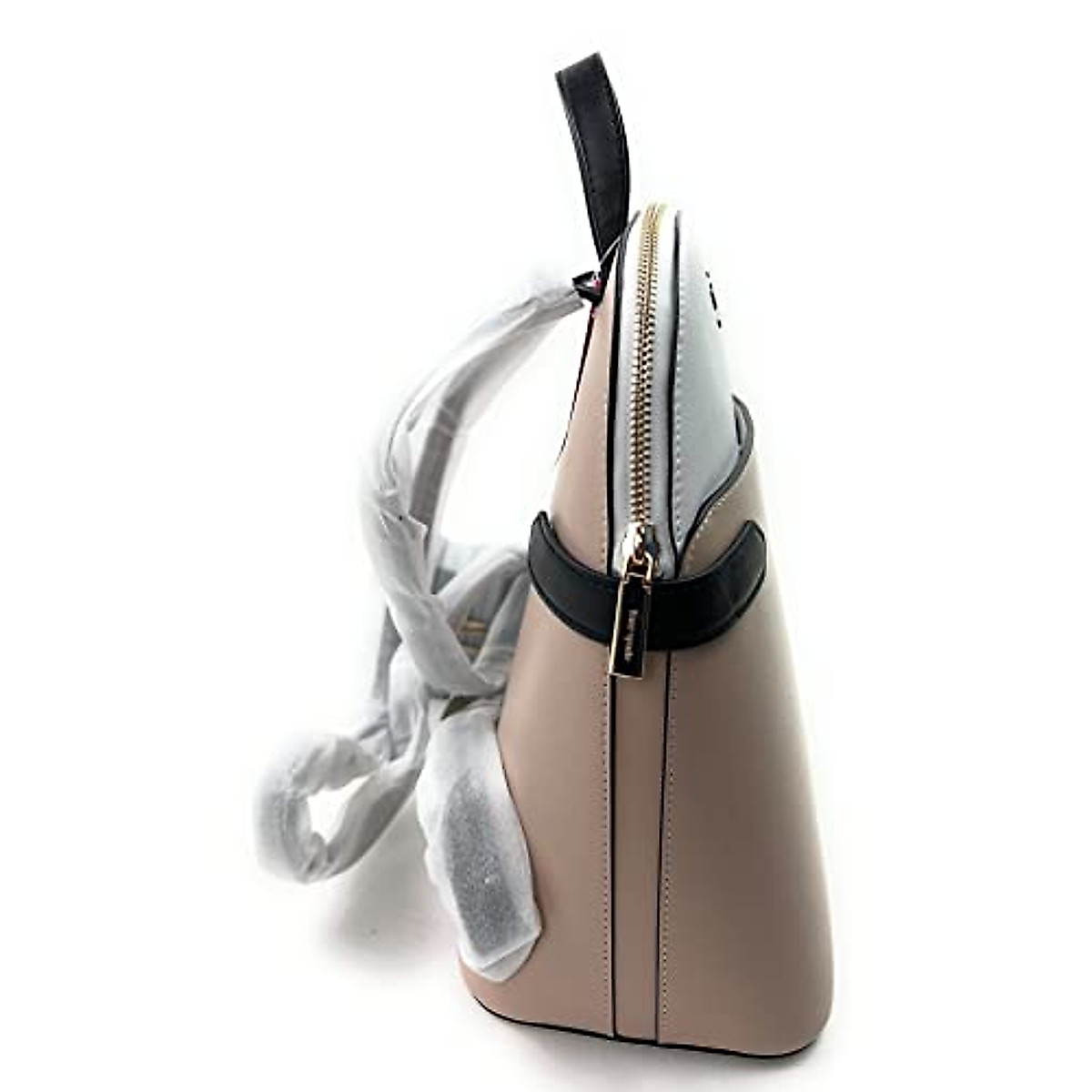 Kate Spade New York Saffiano Leather Dome Backpack (Warm Beige)