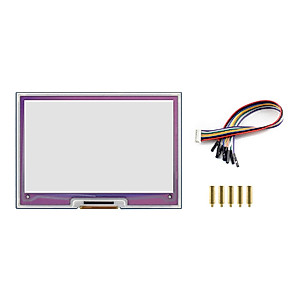 waveshare 4.01inch Colorful E-Paper E-Ink Display HAT Compatible with Raspberry Pi 4B/3B+/3B/2B/B+/A+/Zero/Zero W/WH/Zero 2W Series Boards 640×400 Pixels ACeP 7-Color SPI Interface