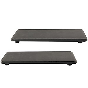 NiuYichee 2 PCS Bathroom Sink Vanity Trays(8.66" * 3.15"), Diatomaceous Earth Coasters, Kitchen Soap Tray, Water Absorbing Stone Used for Hand Soap & Plants and Cosmetic Bottles in The Modern Home