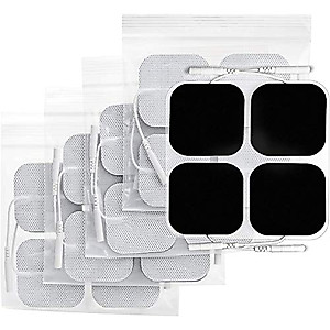 AUVON TENS Unit Pads Electrode Patches with Upgraded Self-Stick Performance and Non-Irritating Design for Electrotherapy
