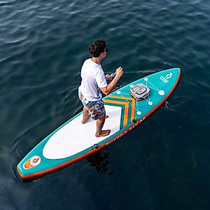 Tuxedo Sailor Inflatable 11'×30"×6" Ultra-Light SUP for All Skill Levels Everything Included with Stand Up Paddle Board, Adj Paddle, Pump, ISUP Travel Backpack, Leash 10L Waterproof Bag