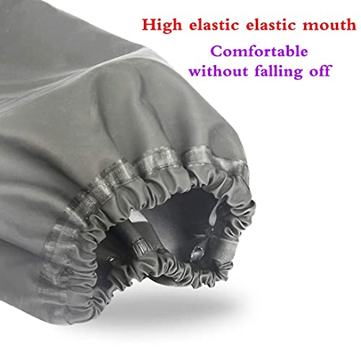 Coopache Full Arm Pond Gloves Long Waterproof Gloves with Cotton lining Extra Long Waterproof Gloves for Pond Cleaning Care and Machinery Industry, 25-inch