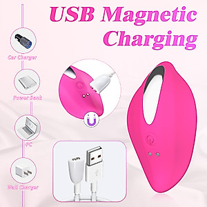 Wearable Panty Vibrators Adult Sex Toys for Women or Couples, Remote Control Clit Mini Vibrator with 12 Vibrating Modes Vibrating Panties Quite Rose Dildos Sex Machine