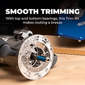 Kreg PRS250 Flush Trim Bit 1/4 Inch Shank