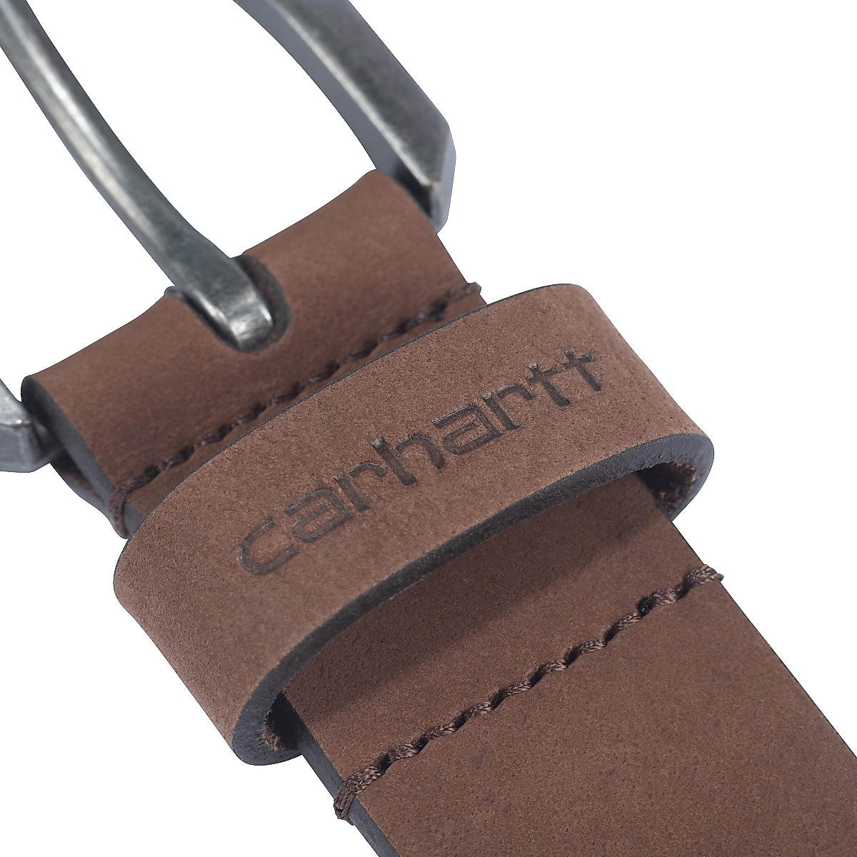 Carhartt Women's Casual Rugged, Available in Multiple Styles, Colors & Sizes, Saddle Leather Belt (Brown), Medium