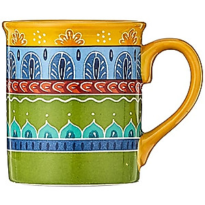 Certified International Valencia Mugs (Set of 4), 16 oz, Multicolor