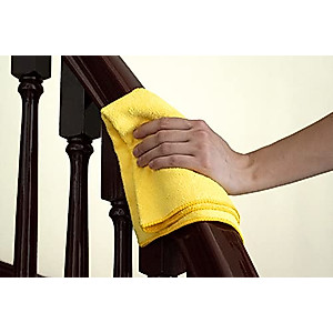 Kirkland Signature Ultra High Pile Premium Microfiber Towels, 36 Count (Pack of 1), Yellow - 713160
