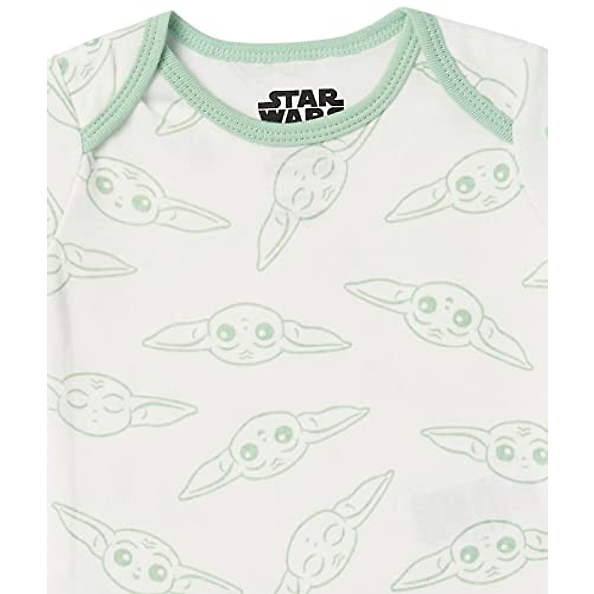 Amazon Essentials Disney | Marvel | Star Wars Unisex Babies' 6-Piece Outfit Set, Pack of 6, Star Wars The Child, 6-9 Months