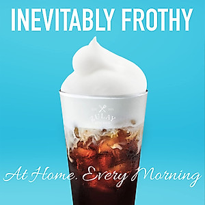 Zulay Double Whisk Milk Frother Handheld Mixer High Powered For Coffee With Improved Motor - Electric Drink Mixer For Cappuccino, Frappe, Matcha & More, Twin Whisk - Black