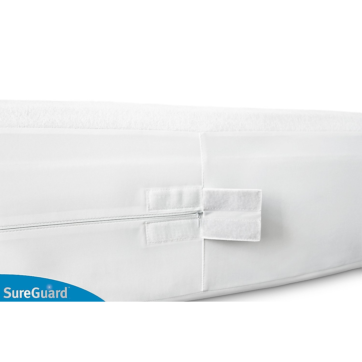 Queen (13-16 in. Deep) SureGuard Mattress Encasement - 100% Waterproof, Bed Bug Proof, Hypoallergenic - Premium Zippered Six-Sided Cover