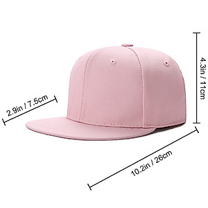 Coconut Tree Custom Snapback Embroidered Hat Gift for Men Women Girls Adjustable Fashion Outdoor Pink