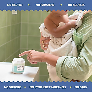 TUBBY TODD All Over Ointment - Baby Eczema Cream - Everyday Multi-Purpose Baby Skin Relief Cream - Sensitive Skin, Dry Skin & Irritation - Steroid & Gluten Free - Fragrance Free, 2 Pack 3.5oz & 8oz