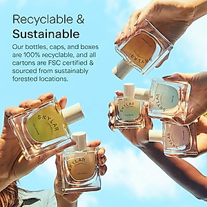 Skylar Capri Summer Eau de Parfum - Hypoallergenic & Clean Perfume for Women & Men, Vegan & Safe for Sensitive Skin - Fruity Citrus Perfume, Bergamot, Neroli & Blood Orange - 10mL /0.33 Fl oz