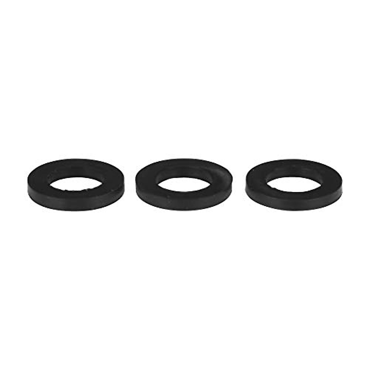 DANCO Leak-Preventing Showerhead Gasket, Black, 3/8-Inch x 3/4-Inch, 3-Pack (80925)
