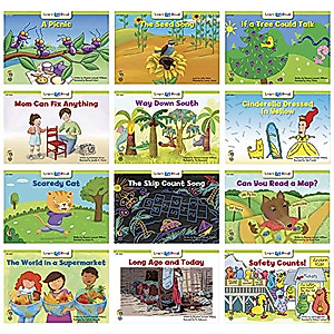 Creative Teaching Learn to Read Variety Pack Books Guided Reading Level D-E (Phonics Skills, Sight Words, Vocabulary Words, Literary Concepts)