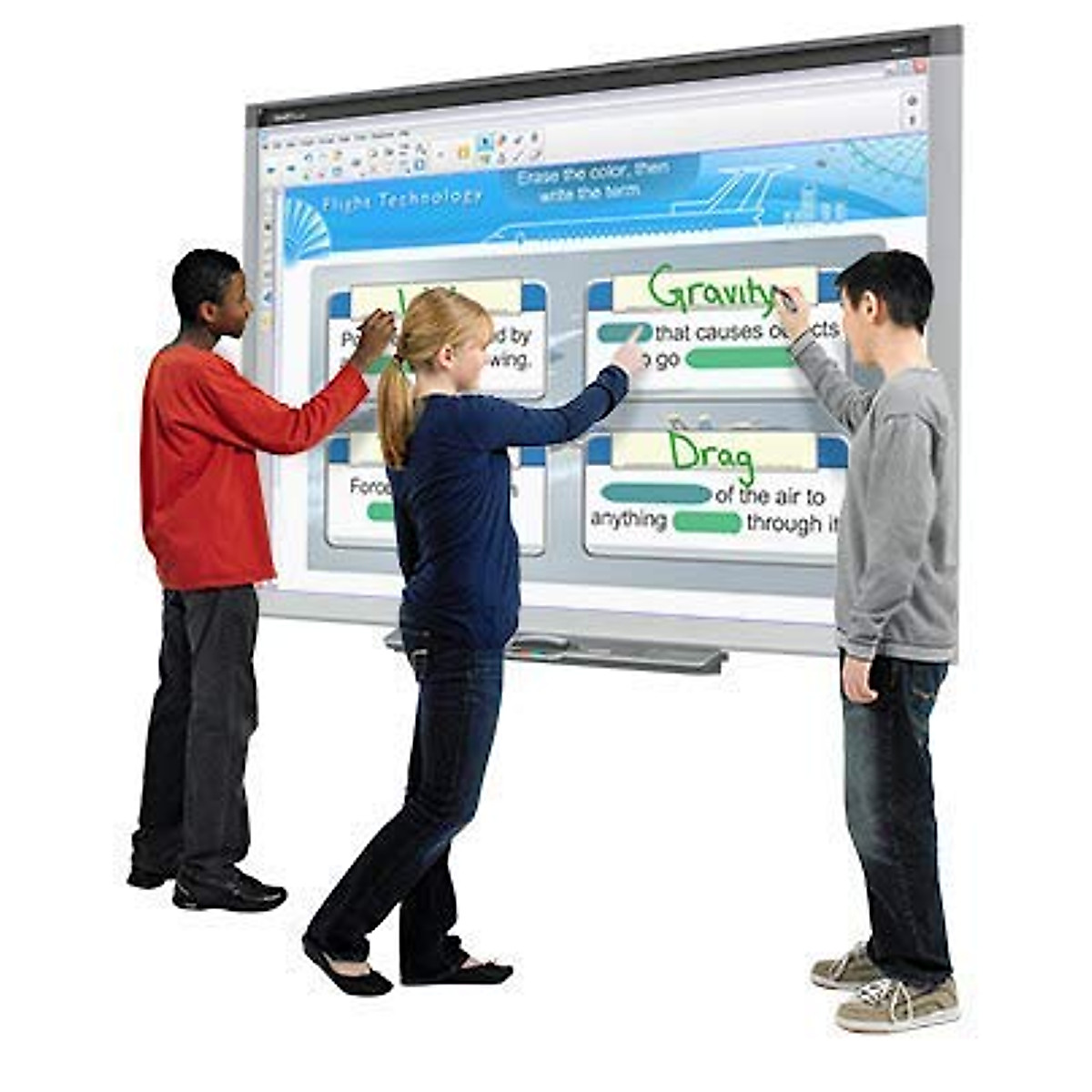 INTERACTIVE SMART BOARD SBX885 WITH SHORT THROW PROJECTOR BUNDLE