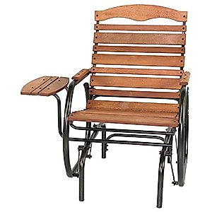 JACK-POST CG-21Z Country Garden Glider Chair with Tray, Bronze