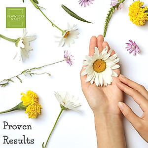 Flawless Nails Toenail Fungus Treatment | Clinically Proven Formula with Tolnaftate | Toe Fungus Nail Treatment Extra Strength Fast Acting | Athletes Foot Treatment and Antifungal Nail Polish (15mL)