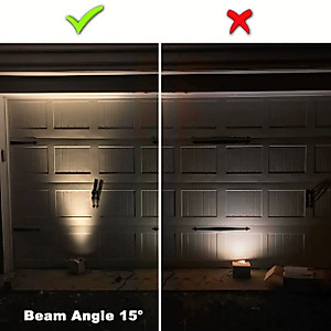 ALIDE MR16 Led Bulbs 15 Degree 15° Narrow Beam Angle,GU5.3 MR16 20W 35W Halogen Equivalent,5W,450LM,2700K Soft Warm White,12V Low Voltage MR16 Led Bulbs for Landscape Ceiling Track Lighting,6Pack