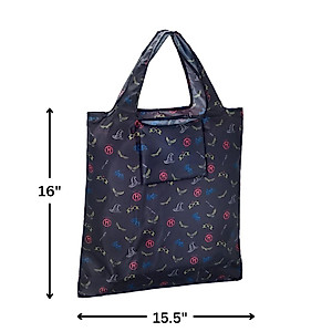 Amscan Spooky Harry Potter Trick-Or-Treat Bag - 16" x 15.5" (1 Pc.) - Perfect for Halloween and Horror-themed Parties