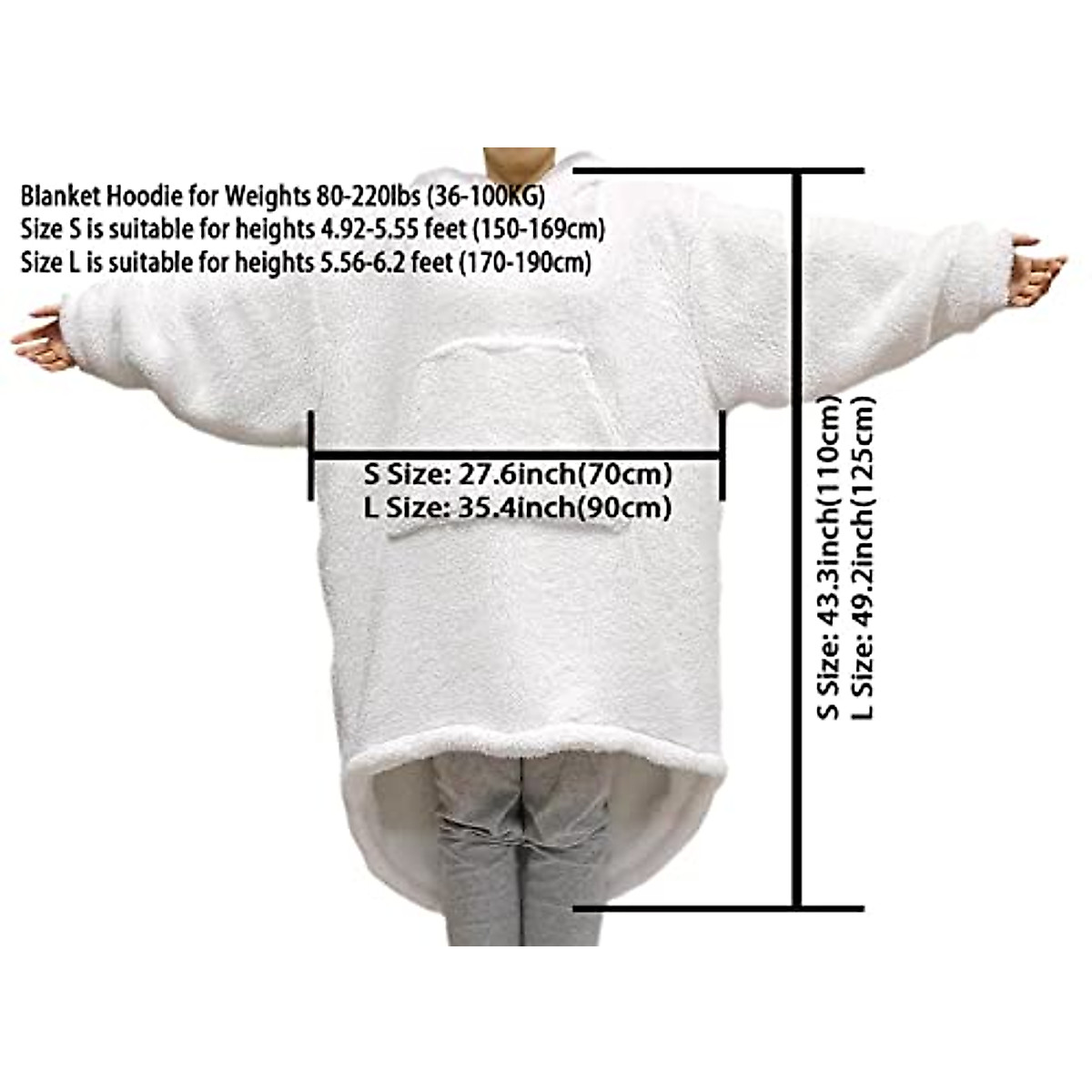 Cute Blanket Hoodie Adult Bunny or Bear Fashion Blanket Hoodies Sweater Furry Fluffy Blanket Sweatshirt Soft Cozy Oversized Women Men,Warm Fleece Sherpa Blanket Jacket,aldult,Brown Bear