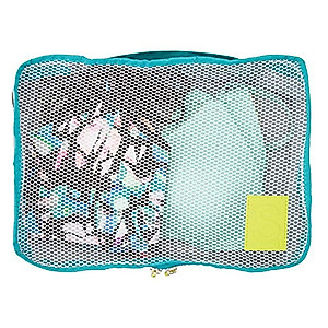 インターデザイン(Interdesign) Aspen Storage Case, 1.3 x 31.75 x 43.2 cm, Gray/Teal