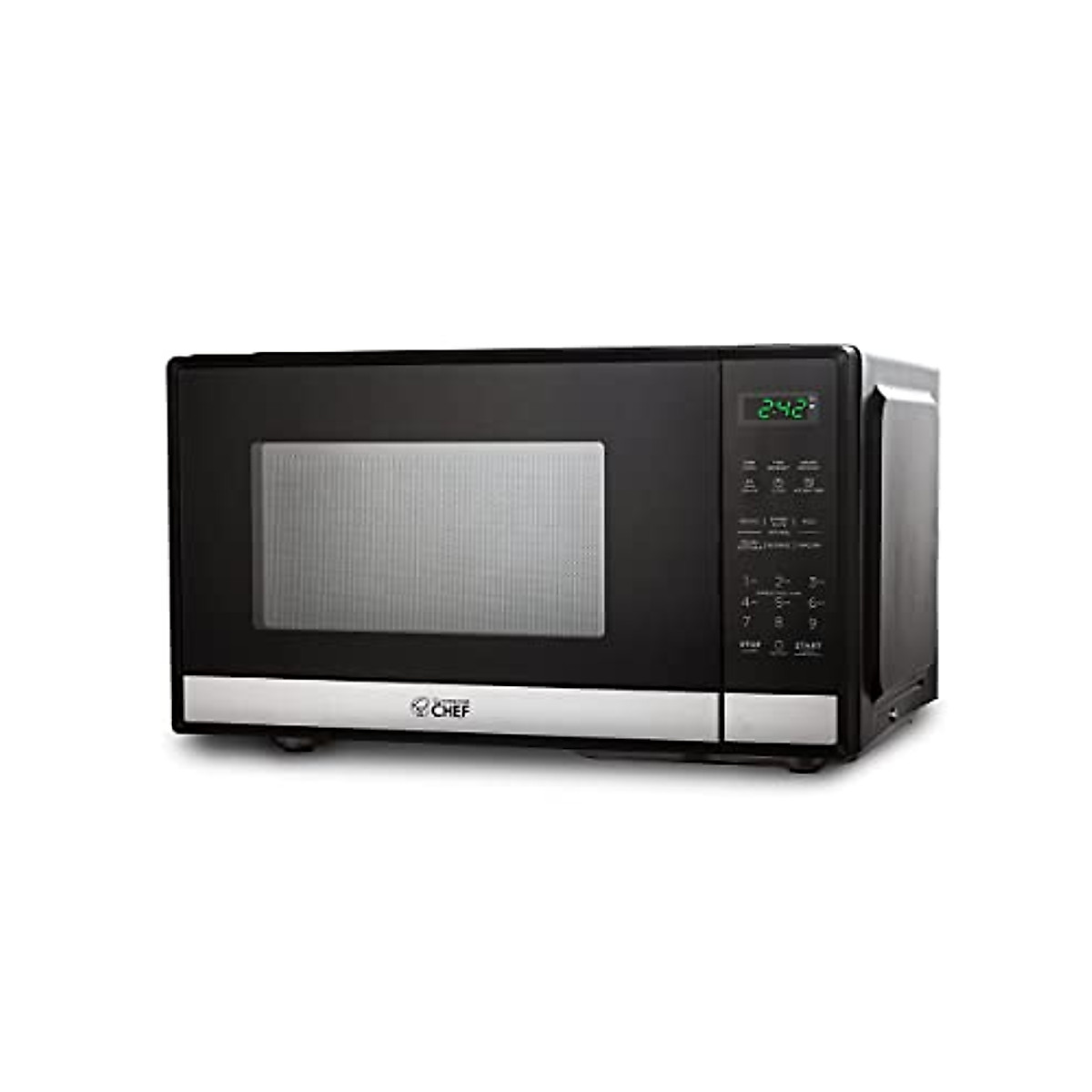 COMMERCIAL CHEF Small Microwave 0.9 Cu. Ft.Countertop Microwave with Touch Controls & Digital Display, Stainless & Keurig K-Classic Coffee Maker K-Cup Pod, Single Serve, Programmable, 6 to 10 oz