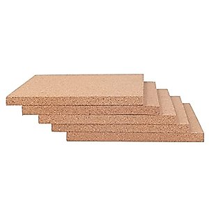 Syrisora 5pcs Wooden Carving Blocks Cuttable DIY High Density High Strength Rubber Stamp Mounts Rubber Stamp Handle Blank