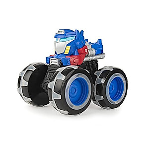 Transformers Optimus Prime Monster Treads – Monster Trucks with Light Up Wheels – Transformers Toy – Girls and Boys Ages 3 Years and Up