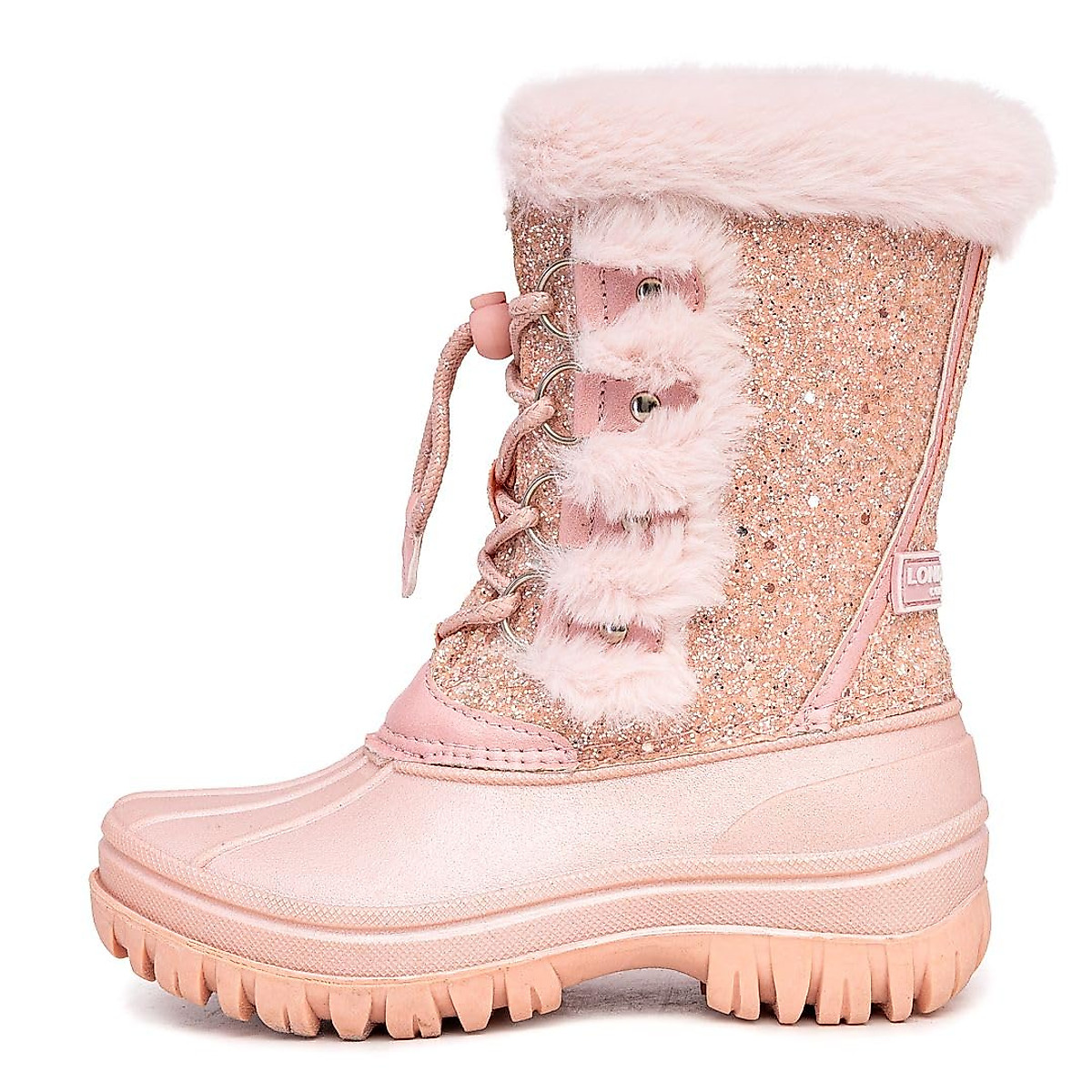 LONDON FOG Girls Youth and Toddler Icelyn Cold Weather Warm Lined Snow Boot girls boot in youth and toddler sizes pink size 9