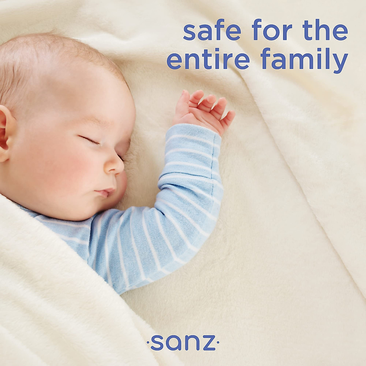 SANZ Liquid Laundry Detergent Free and Clear - Hypoallergenic for Sensitive Skin & Babies, High Performance Odor & Stain Remover, Artificial Fragrance Free, Standard or HE, Ultra Concentrated, 128 Loads (2 Pack)