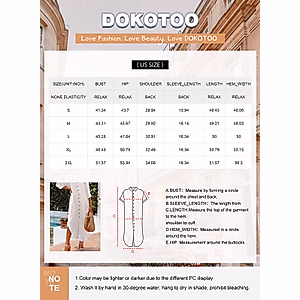 Dokotoo Womens Plus Size Casual Summer Spring Wrap Button Down Front Cotton Long Sleeve Maxi Dress Long Cardigan Beach Boho Cover Ups Shirt Dresses for Women 2023 White Small