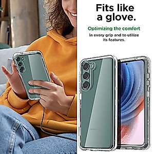 AICase for Galaxy S23 Case Clear Case(6.1"),Heavy Duty Drop Protection Full Body Rugged Shockproof/Dust Proof 3-Layer Military Protective Tough Durable for Samsung S23 6.1 5G