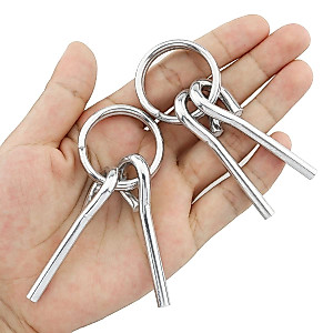 ITROLLE 4PCS Aluminum Alloy Tent Pole Rings, Tent Building Tool, Tent Pole Accessories, Camping/Touring/Tent Awning Pole Repair Kit