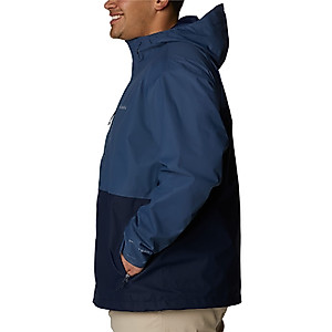 Columbia Men's Hikebound Jacket, Dark Mountain/Collegiate Navy, Medium