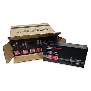 Powernail PS18150 18 Gauge 1/4 Inch Crown 1-1/2 Inch Length Chisel Point Narrow Crown Staples (Case, 30000ct)