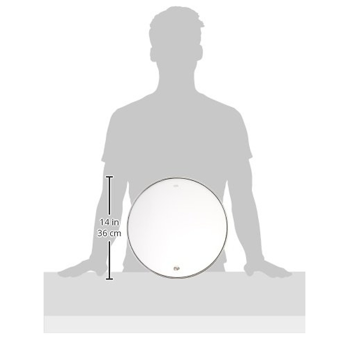 DW Clear Snare Side Bottom Head 13 Inch