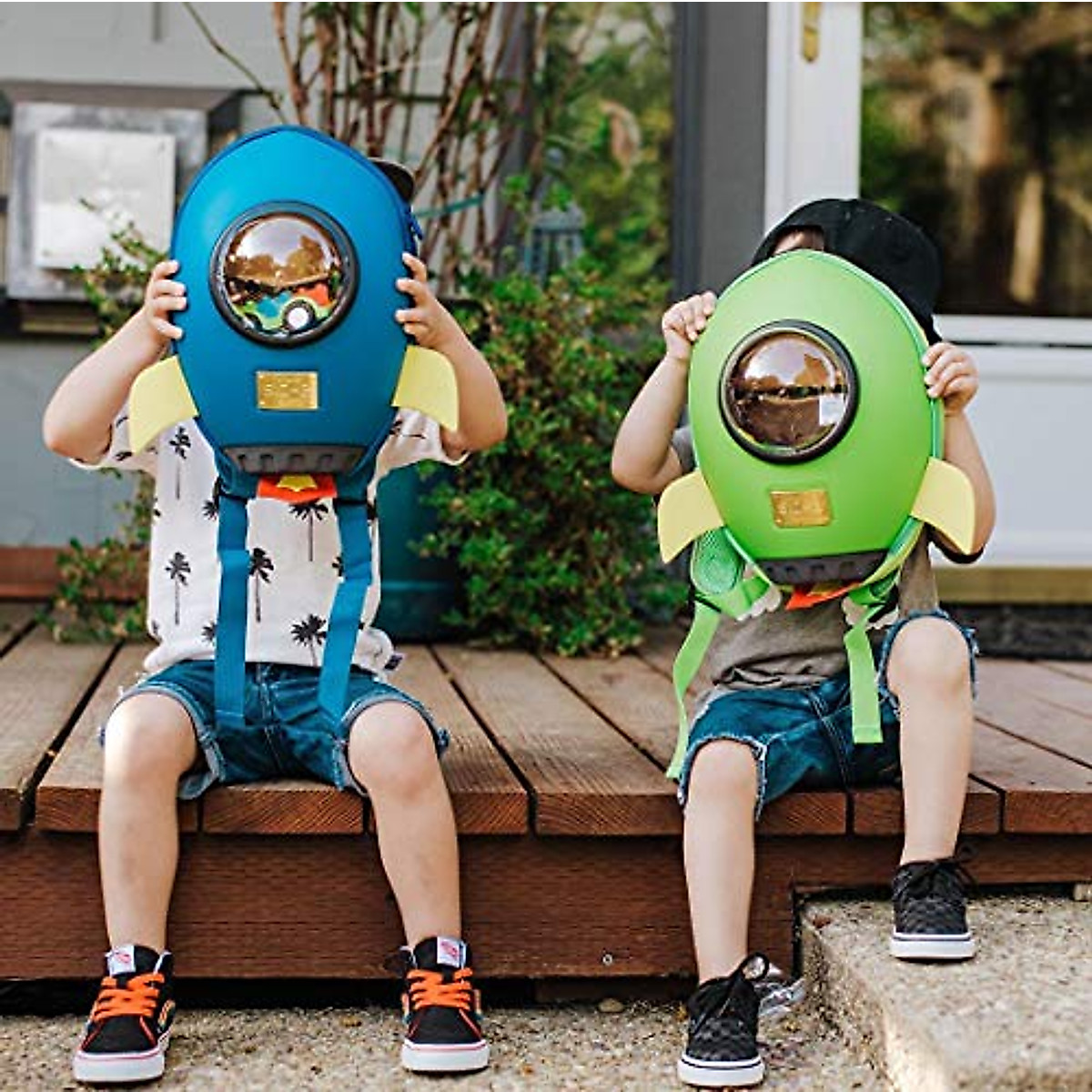 KIDDIETOTES Rocket Backpack for Toddlers, and Children - Perfect for Daycare, Preschool, Kindergarten, and Elementary School