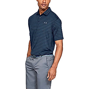 Under Armour Men's Playoff 2.0 Golf Polo , Academy Blue (409)/Pitch Gray , Medium