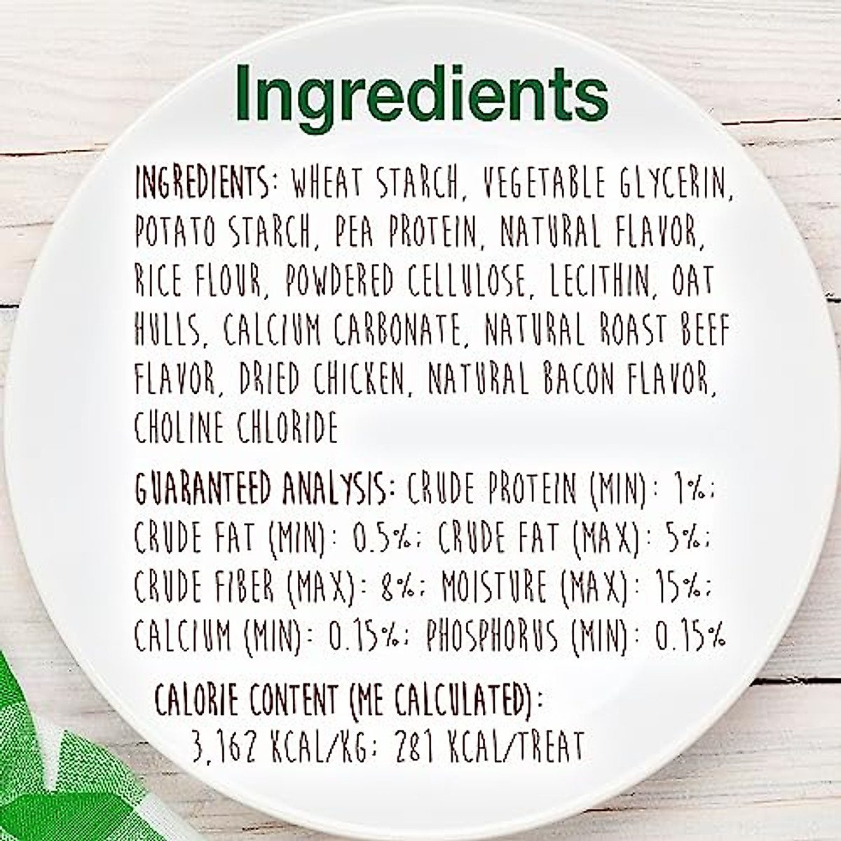 Nylabone Healthy Edibles Long-Lasting Dog Treats - Natural Dog Treats for Medium Dogs - Dog Products - Roast Beef Flavor, Medium/Wolf (2 Count)