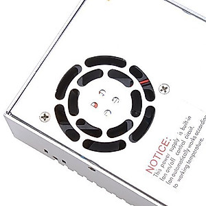 BMOUO 12V 30A DC Universal Regulated Switching Power Supply 360W for CCTV, Radio, Computer Project, LED Strip Lights, 3D Printer